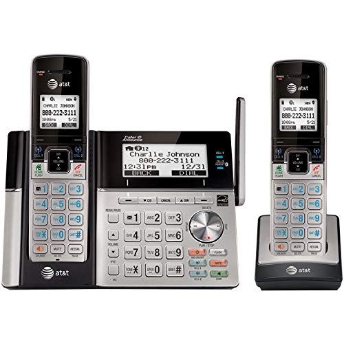 AT&T TL96273 2-Handset Connect to Cell w/CID/Call Waiting BKCE