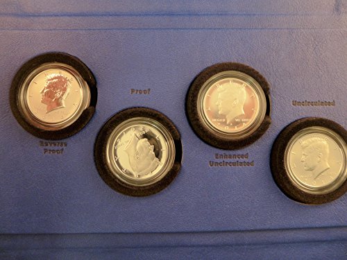 2014 50th Anniversary Kennedy Half Dollars Silver Coin Collection Uncirculated