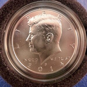 2014 50th Anniversary Kennedy Half Dollars Silver Coin Collection Uncirculated