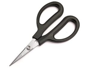 ascend tools 6-1/4 inch carbon steel shears - kevlar, dyneema, vectran, spectra, technora, nomex, innegra, dacron, fiberglass, carbon fiber, breathers fiber cable