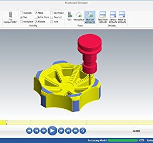 Mastercam X8-X9 3D Advanced MILL Video Tutorial HD DVD