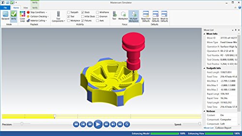 Mastercam X8-X9 3D Advanced MILL Video Tutorial HD DVD