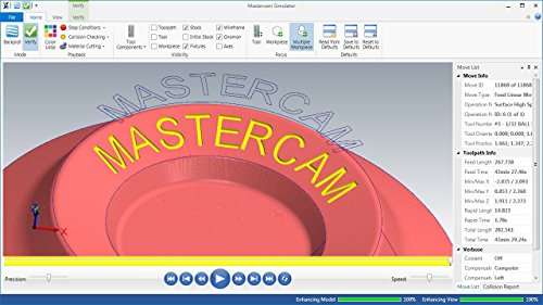 Mastercam X8-X9 3D Advanced MILL Video Tutorial HD DVD