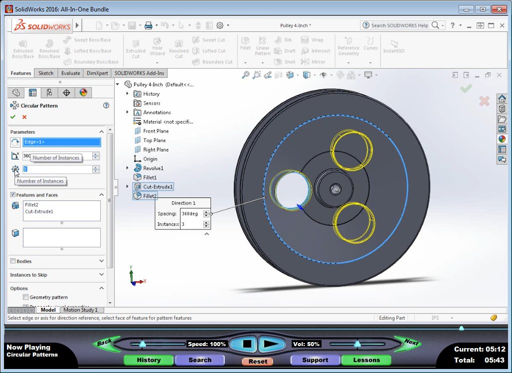 SOLIDWORKS 2016: Professional Modeling – Video Training Course