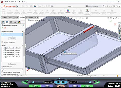 SOLIDWORKS 2016: Sheet Metal Design – Video Training Course