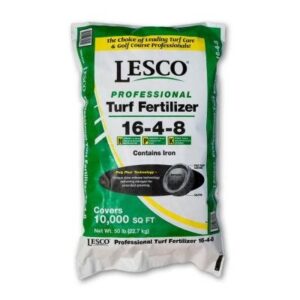 lesco 16-4-8 profesional fertilizer - 50 lbs