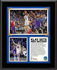 klay thompson golden state warriors 37 points in a quarter 10'' x 13'' sublimated plaque - nba player plaques and collages