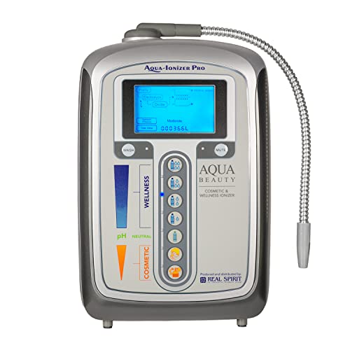 Aqua Ionizer Deluxe 5.0 | Water Ionizer | 7 Water Settings | Home Alkaline Water Filtration System | Produces pH 4.5-10.5 Alkaline Water | Up to -600mV ORP | 4000 Liters Per Filter