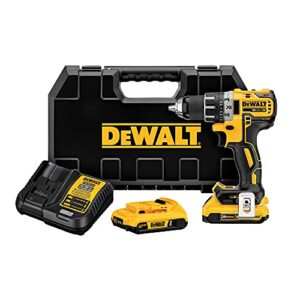 dewalt 20v max cordless drill / driver kit, brushless, 1/2-inch (dcd791d2)