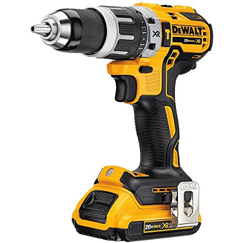 DEWALT 20V MAX* XR Compact Hammer Drill Kit, 1/2-Inch, 2.0-Amp Hour (DCD796D2)