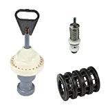 fleck 5600 softener valve rebuild kit - includes piston (60102-10), seals & spacers (60125), and brine valve (60032) by fleck