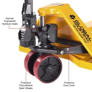 Global Industrial Pallet Jack, 5500-Lb. Capacity Pallet Truck - 27" W x 48" L Forks