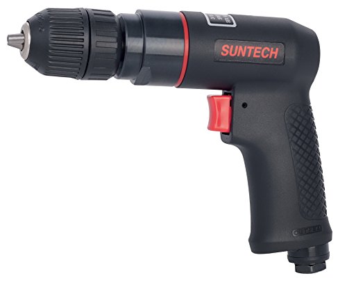 SUNTECH SM-71-7100-02 3/8" Non-Reversible Air Drill, Black