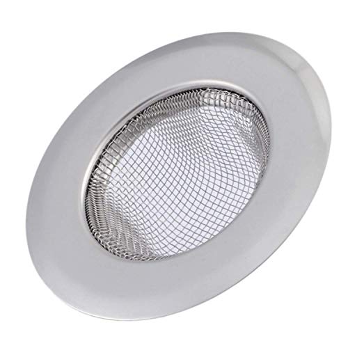 Sink Tub Strainer Screen Stainless Steel Fits 3"- 3 1/2" Drains - Kitchen Tools