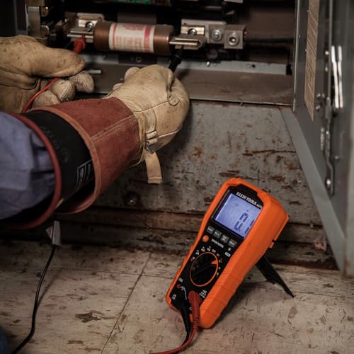 Klein Tools MM700 Multimeter, Electrical Tester is Autoranging, for AC/DC, LoZ, Temp, Capacitance, Resistance, Frequency, and More, 1000V