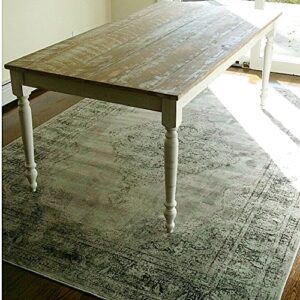 Distressed Vintage Style Farmhouse Table