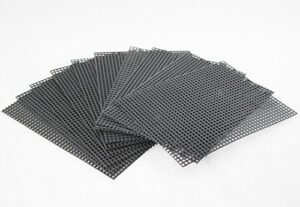 us made 10 pcs 4.5"x 6" large plastic drainage mesh/screen/net for potted plants & bonsai pots