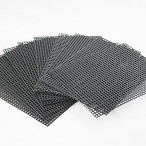 US Made 10 Pcs 4.5"x 6" Large Plastic Drainage Mesh/Screen/Net for Potted Plants & Bonsai Pots