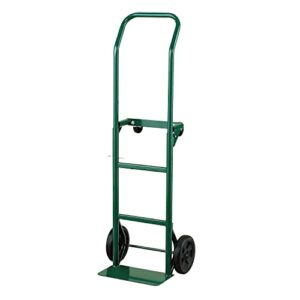 harper trucks jdts2223 500 lb capacity super-steel convertible hand truck, dual purpose 2 wheel dolly and 4 wheel cart with 8" wheels