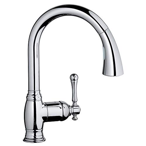 Bridgeford Single-Handle Pull-Down Kitchen Faucet with Dual Spray, StarLight Chrome