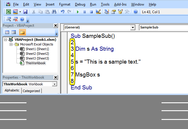 VBA Line Numbers with CodeLiner [Download]