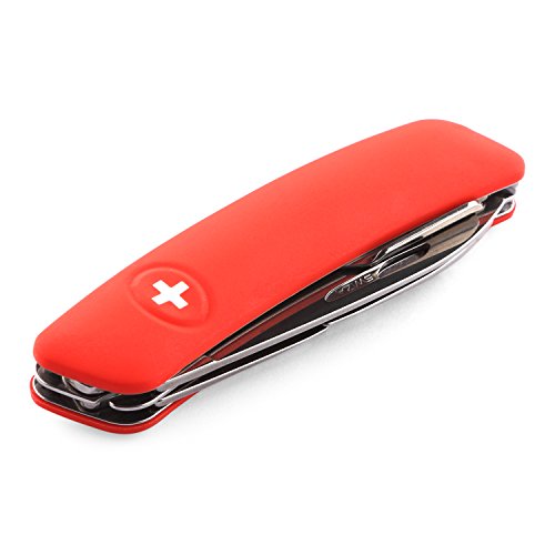 Swiza D03 Swiss Pocket Knife Leather, Red