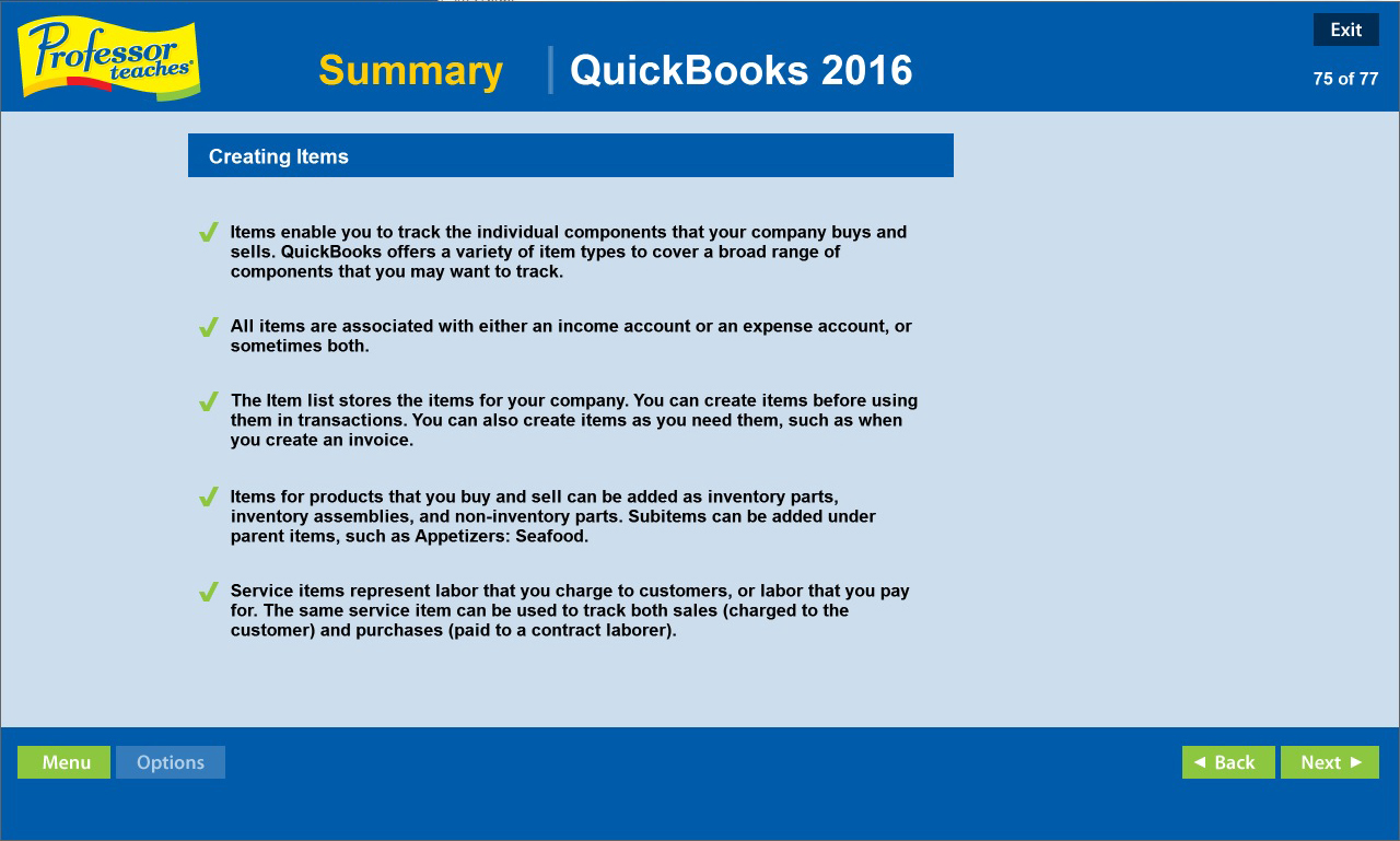 Professor Teaches QuickBooks 2016 Tutorial Set Download [Download]