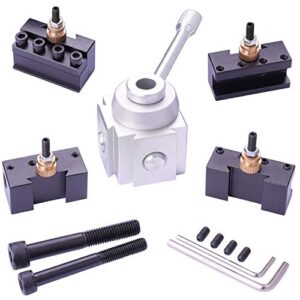 jwgjw 120034 tooling package mini lathe quick change tool post & holders multifid tool holder