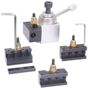 JWGJW 120034 Tooling Package Mini Lathe Quick Change Tool Post & Holders Multifid Tool Holder