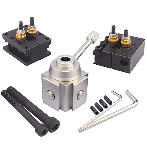 JWGJW 120034 Tooling Package Mini Lathe Quick Change Tool Post & Holders Multifid Tool Holder