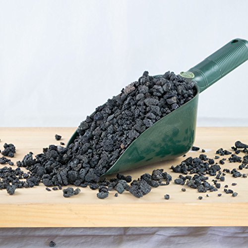 3 Gal. - 1/16" to 1/2" Horticultural Black Lava for Cactus & Succulent, Bonsai Tree Soil Mix - Inorganic Additive