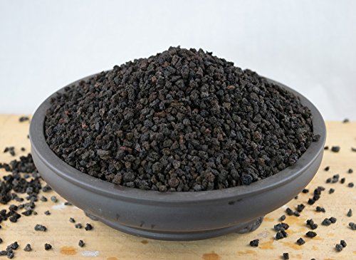 3 Gal. 1/8" Horticultural Black Lava for Cactus & Succulent, Bonsai Tree Soil Mix and Top Dressing - Inorganic Additive