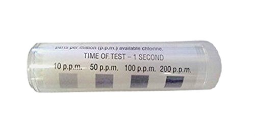 100 Precision Chlorine Test Paper FMP (pack of 4 vials)