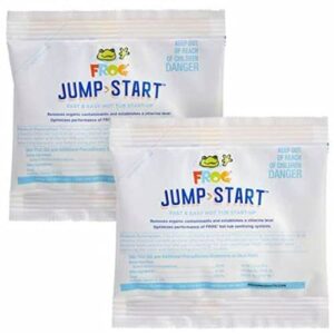 spa king technology frog jump start 1.5oz shock, sodium di-chlor 01-14-6012