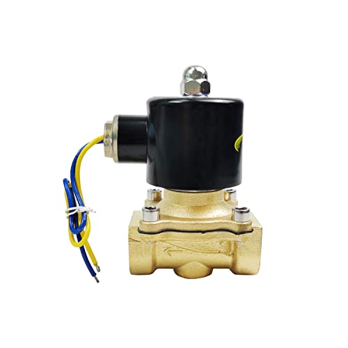 HFS (R) N/C Electric Solenoid Valve for Water Air Gas (12V DC 1/2IN NPT)