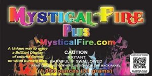 mystical fire plus campfire fireplace colorant packets (25 pack, mystical fire plus)