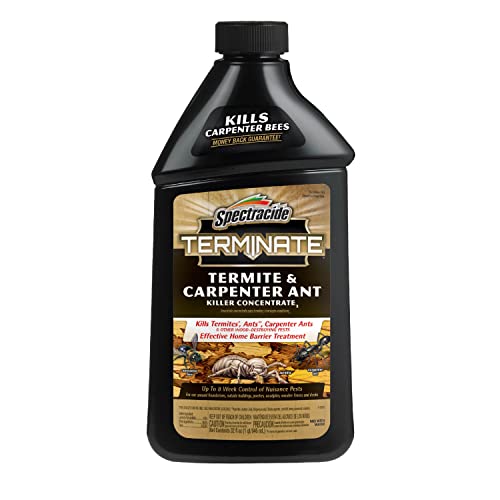 Spectracide Terminate Termite & Carpenter Ant Killer Concentrate, Kills Termites, Ants and Carpenter Ants, 32 fl Ounce