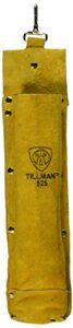 tillman 525 14"h x 3.5"w cowhide side split leather rod bag by tillman