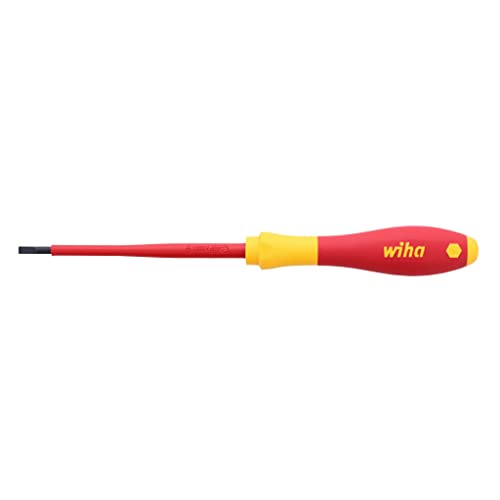 Wiha 32015 Insulated SoftFinish Slotted Screwdriver 3.5mm x 100mm