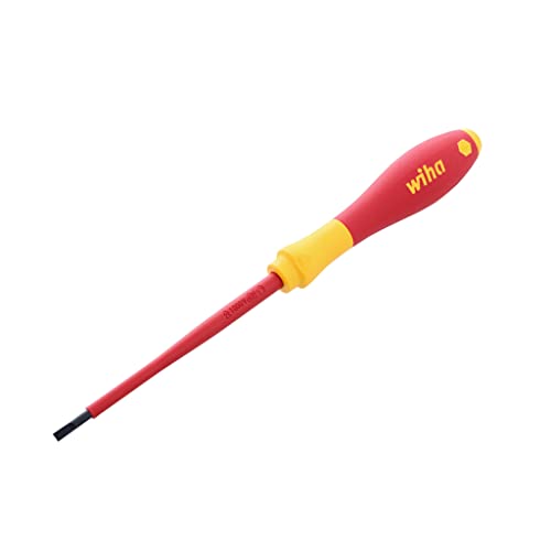 Wiha 32015 Insulated SoftFinish Slotted Screwdriver 3.5mm x 100mm