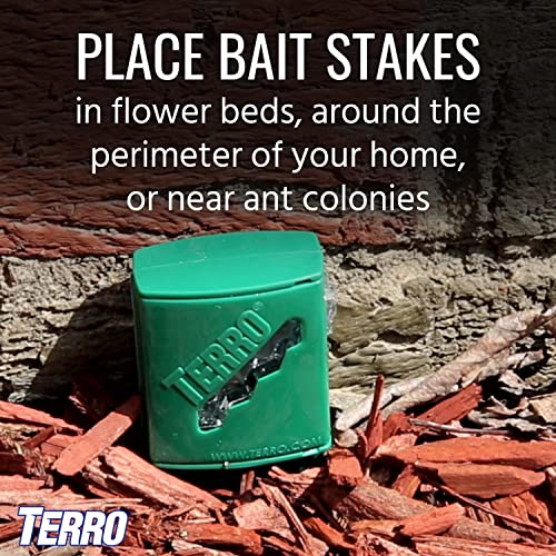 Terro T1812-2 Outdoor Liquid Ant Killer Bait Stakes (2 Pack)