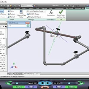 Autodesk Inventor 2015: Tube and Pipe Routed Systems – Video Training Course