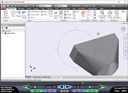 Autodesk Inventor 2015: Sheet Metal Design – Video Training Course