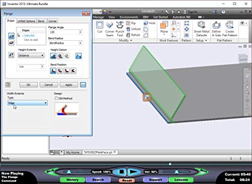 Autodesk Inventor 2015: Sheet Metal Design – Video Training Course