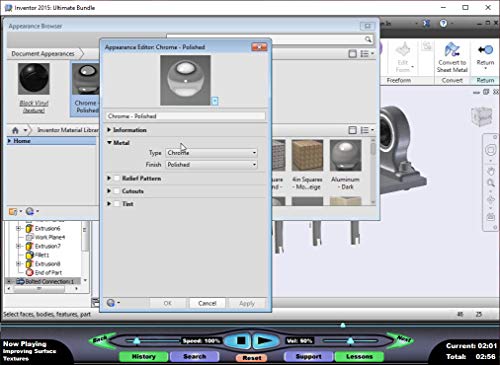 Autodesk Inventor 2015: Inventor Studio Made Simple – Video Training Course