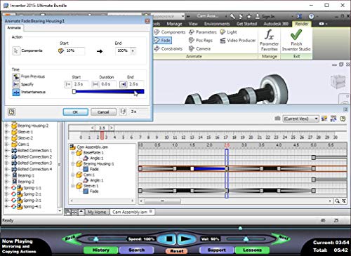 Autodesk Inventor 2015: Inventor Studio Made Simple – Video Training Course