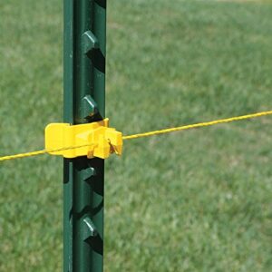 Farmily Portable Electric Fence Polywire 1312 Feet 400 Meter 6 Conductor Yellow and Black Color