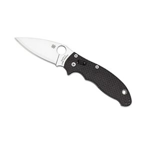 spyderco manix 2 carbon fiber/g-10 plain edge c101cfpe2