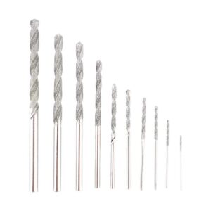 yosoo 10pcs dmd diamond tipped drill bit set twist drill bits for glass tile stone 0077