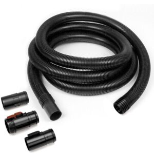 workshop wet/dry vacs vacuum accessories ws25022a extra long wet/dry vacuum hose, 2-1/2-inch x 20-feet locking wet/dry vac hose for wet/dry shop vacuums